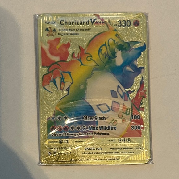 Pokemon | Toys | New In Packaging Metal Charizard Vmax Pokmon Card ...